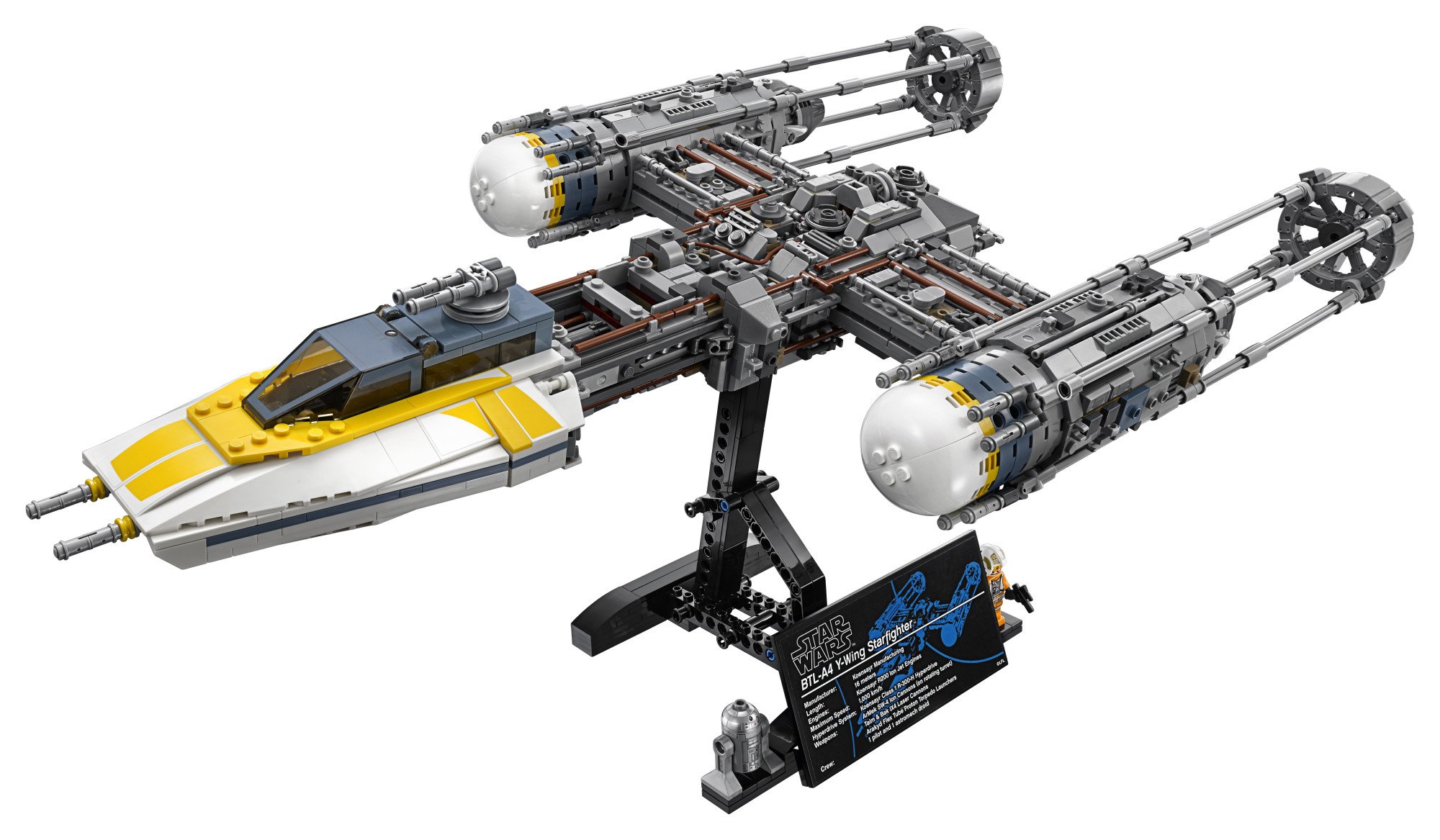 LEGO Star Wars Y-Wing Starfighter 75181 Building Kit (1967 Pieces)