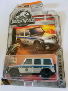 2018 matchbox jurassic world limited edition - '14 mercedes-benz g 550