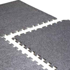 cap barbell 24 square' (6 tiles) 24" x 24" interlocking carpet-top puzzle mat