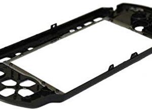 New Replacement Front Top Surface Shell Case Cover Faceplate for PSP 3000 3001 3002 3003 Console Black