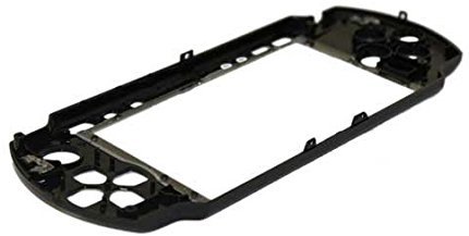 New Replacement Front Top Surface Shell Case Cover Faceplate for PSP 3000 3001 3002 3003 Console Black