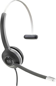 cisco headset 531, wired single on-ear quick disconnect with usb-a adapter, charcoal, 2-year limited liability warranty (cp-hs-w-531-usba=)