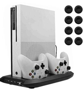 lictin xbox one s vertical stand cooling fan with dua