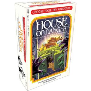 choose your own adventure house of danger board/ strategy game | cooperative adventure game for adults and kids | ages 10+ | 1+ players | average playtime 1+ hours | made by z-man games