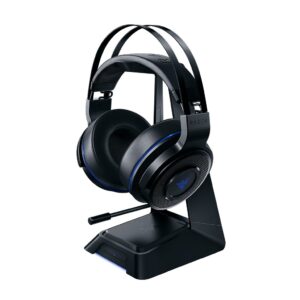 razer thresher ultimate - playstation 4 (ps4) & pc wireless gaming headset - 7.1 dolby surround sound with retractable microphone (renewed)