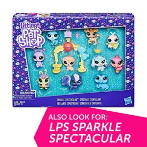 Littlest Pet Shop Prep 'n Party Double Playset Toy, Sparkle Deco, Includes Fan-Voted Pet, Ages 4 and Up