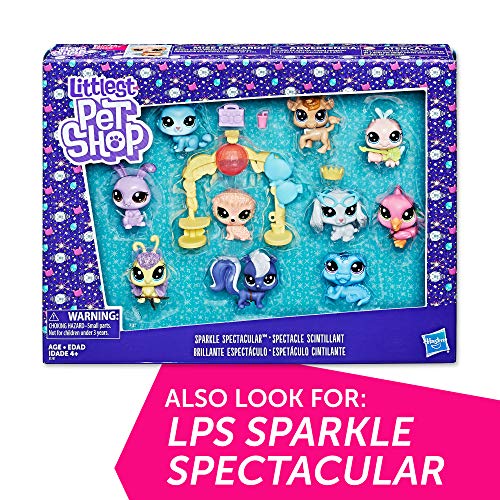 Littlest Pet Shop Prep 'n Party Double Playset Toy, Sparkle Deco, Includes Fan-Voted Pet, Ages 4 and Up