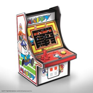 my arcade my arcade mappy micro player: fully playable, 6.75 inch collectible, color display, speaker, volume buttons, headphone jack, battery or micro usb powered - electronic games