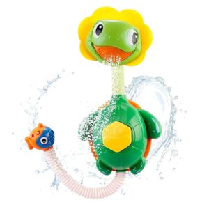 Turtle Baby Bath Toys Spray Bathing Tub Fountain Toys for Kid Hand Shower Floating Bathtub Shower Pool Bathroom Toy for Baby Toddler Infant Kids