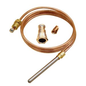 mensi safety thermocouple sensor for honeywell tradeline, bryant, emerson gas furnace fireplace water heater 36" thermocoupler