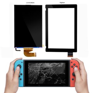 lcd for nintendo switch, cocotop replacement parts accessories sets screen display for nintendo switch gamepad controller (only lcd screen)