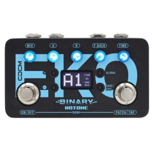 binary eko delay guitar effect pedal