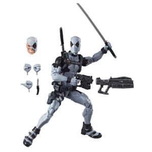 marvel e1974 hasbro legends series 12" deadpool action figure from uncanny x-force comics with blaster/weapon accessories & 30 points of articulation (amazon exclusive)