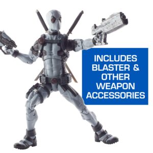 Marvel E1974 Hasbro Legends Series 12" Deadpool Action Figure from Uncanny X-Force Comics with Blaster/Weapon Accessories & 30 Points of Articulation (Amazon Exclusive)