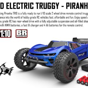 Redcat Racing Piranha-TR-10 Piranha Tr10 Truggy, Blue