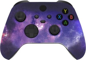 custom xbox soft touch design custom gaming controller -soft shell for comfort grip x for microsoft xbox (galaxy)