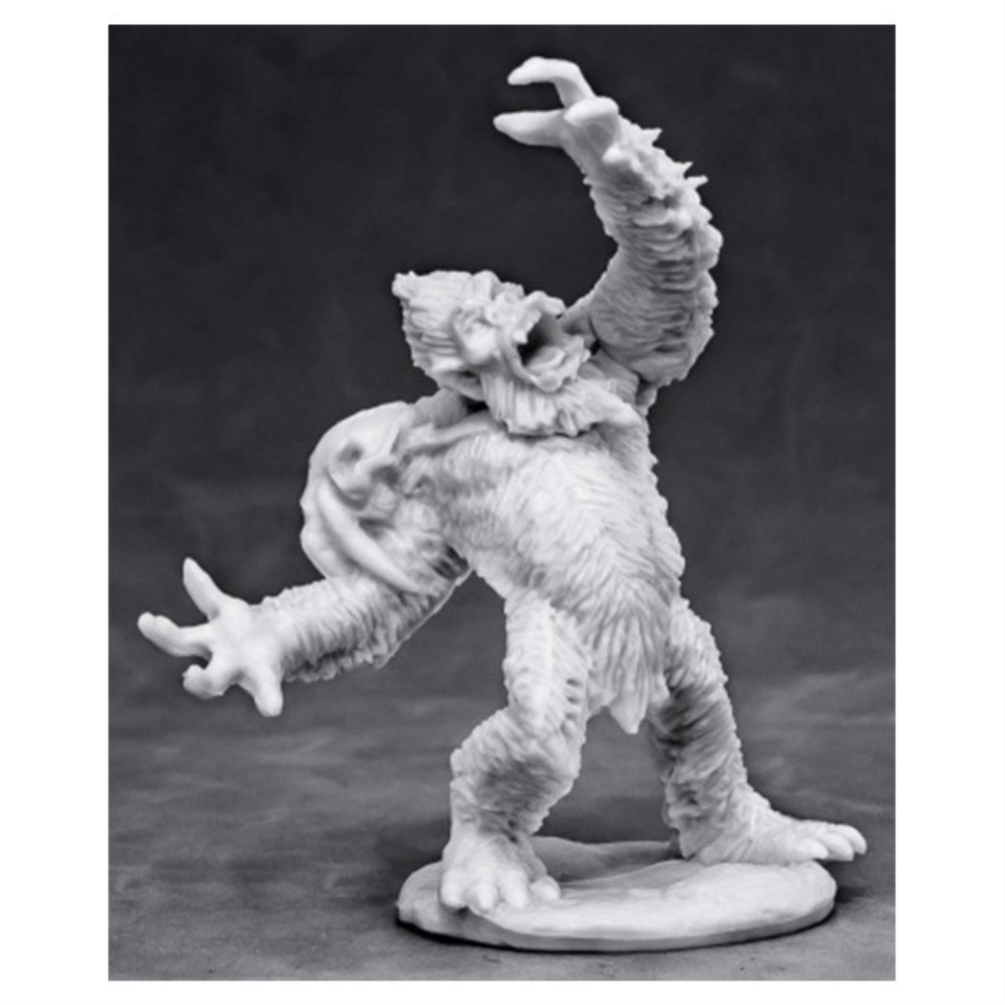 REAPER Yeti Chieftain Miniature 25mm Heroic Scale Warlord Bones Miniatures