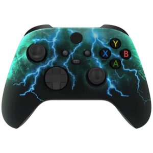 xbox series/one s modded rapid fire controller/custom shell/drop shot/jump shot/quick scope for all games x (lightning)