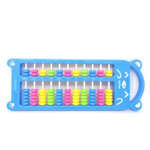 honbay cartoon bear 11 digits plastic chinese abacus soroban arithmetic tool calculating tool, random color