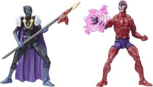 hasbro marvel legends series black panther comic figures shuri & klaw 6" scale figures collector/fan 2 pack