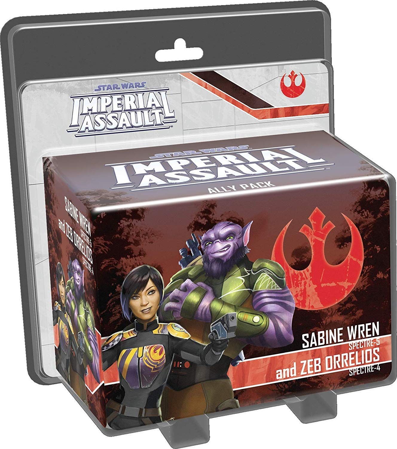 Star Wars Imperial Assault Board Game Sabine Wren and Zeb Orrelios EXPANSION - Epic Sci-Fi Strategy Game for Kids and Adults, Ages 14+, 1-5 Players, 1-2 Hour Playtime, Made by Fantasy Flight Games