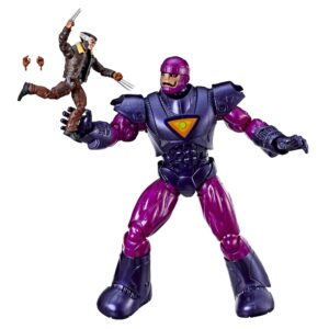 hasbro marvel legends series x-men days of future past 16" electronic sentinel and 6" wolverine figure (amazon exclusive)