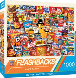 masterpieces - 1000 piece jigsaw puzzle, mom’s pantry, fun for adults, family, kids, non-glare finish, 19.25" x 26.75"