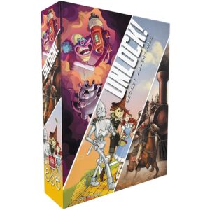 unlock! secret adventures card game - escape room-inspired cooperative adventure, fun family game for kids and adults, ages 10+, 1-6 players, 1 hour playtime, made by space cowboys