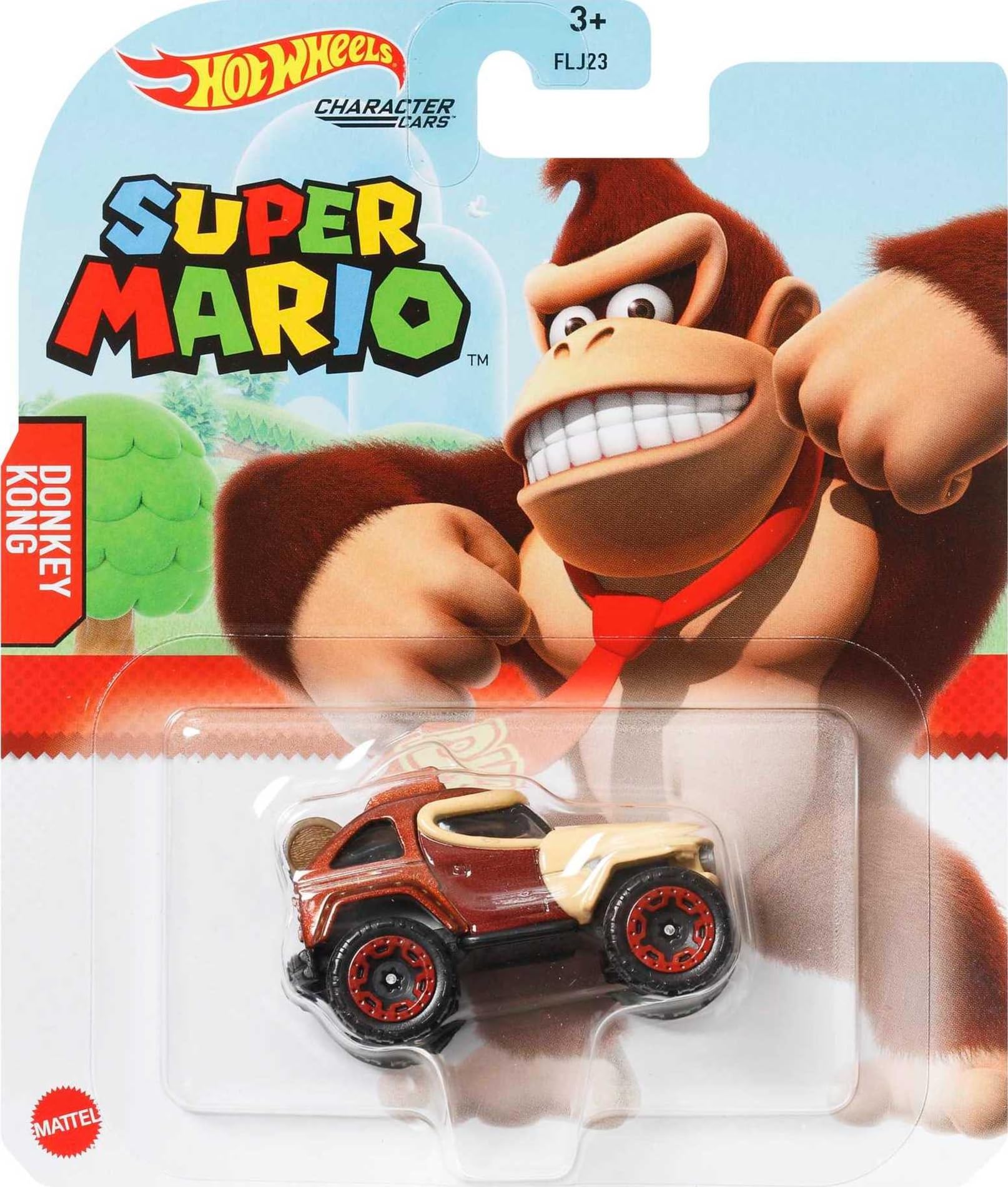 Hot Wheels Super Mario Character Cars - Donkey Kong First Appearance