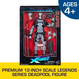 Marvel E1974 Hasbro Legends Series 12" Deadpool Action Figure from Uncanny X-Force Comics with Blaster/Weapon Accessories & 30 Points of Articulation (Amazon Exclusive)