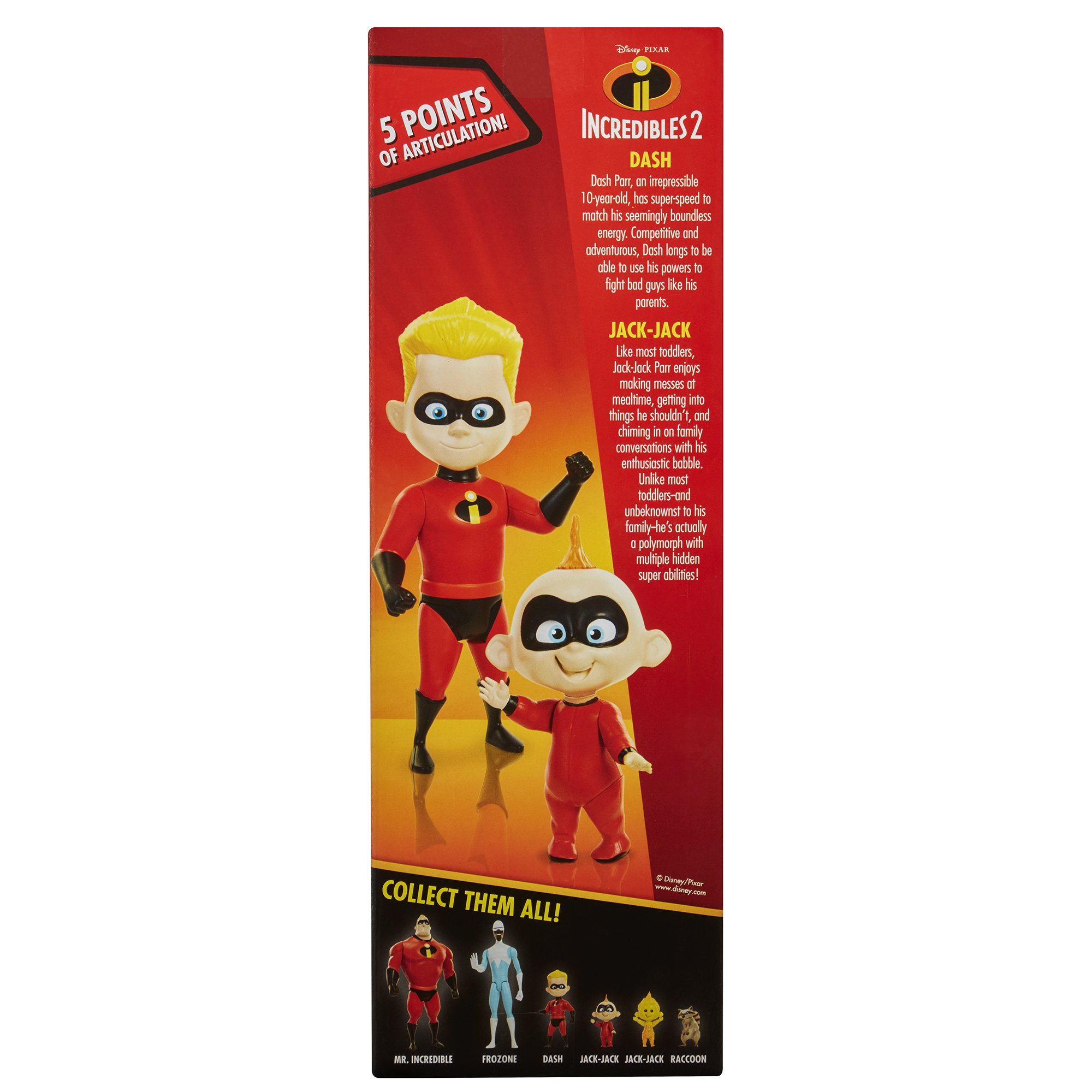 Incredibles 2 Jack Jack and Dash Action Figures