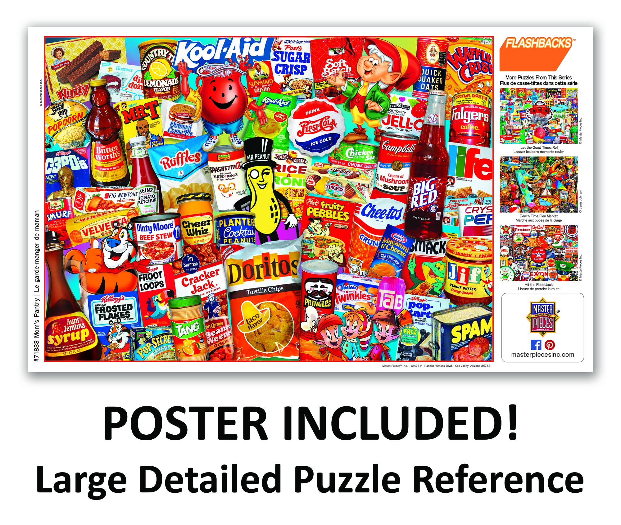 MasterPieces - 1000 Piece Jigsaw Puzzle, Mom’s Pantry, Fun for Adults, Family, Kids, Non-Glare Finish, 19.25" x 26.75"