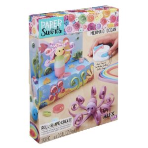 alex diy paper swirls 3d mermaid ocean kids art and craft activity