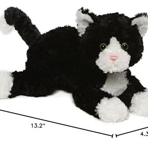 GUND Sebastian Tuxedo Kitten Plush Toy, Premium Cat Stuffed Animal for Ages 1 and Up, Black/White, 14”