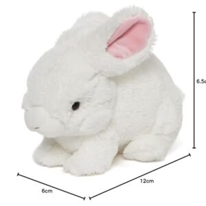 GUND Whispers Bunny Stuffed Animal, Bunny Rabbit Easter Decorations, Easter Bunny Plush Toy, White, 12"