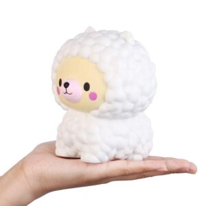 anboor 5.1 inches squishies sheep bear jumbo kawaii soft slow rising scented animal squishies stress relief kid toys children's day