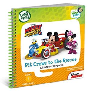 LeapFrog Leapstart Nursery: Mickey and The Roadster Racers Pit Crews to The Rescue Story Book (3D Enhanced)