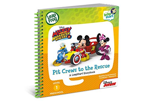 LeapFrog Leapstart Nursery: Mickey and The Roadster Racers Pit Crews to The Rescue Story Book (3D Enhanced)