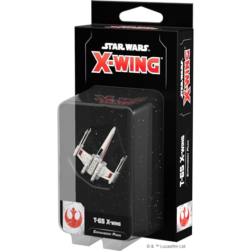 Star Wars X-Wing 2nd Edition Miniatures Game T-65 X-Wing EXPANSION PACK - Strategy Game for Adults and Kids, Ages 14+, 2 Players, 45 Minute Playtime, Made by Atomic Mass Games