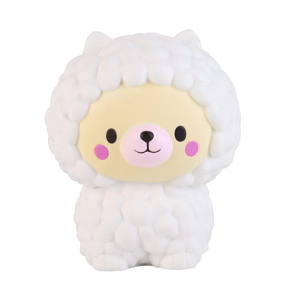 Anboor 5.1 Inches Squishies Sheep Bear Jumbo Kawaii Soft Slow Rising Scented Animal Squishies Stress Relief Kid Toys Children's Day