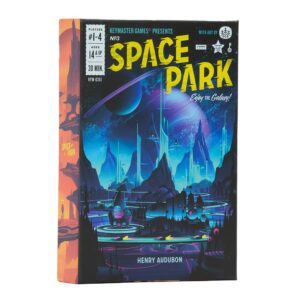 keymaster games space park, a family stategy game about exploring national parks in space