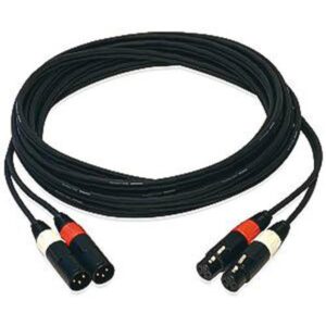 whirlwind mk4pp25 perfect pair dual microphone cable - 25 foot