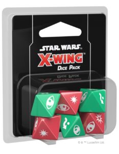 star wars x-wing 2nd edition miniatures game dice pack - strategy game for adults and kids, ages 14+, 2 players, 45 minute playtime, made by atomic mass games