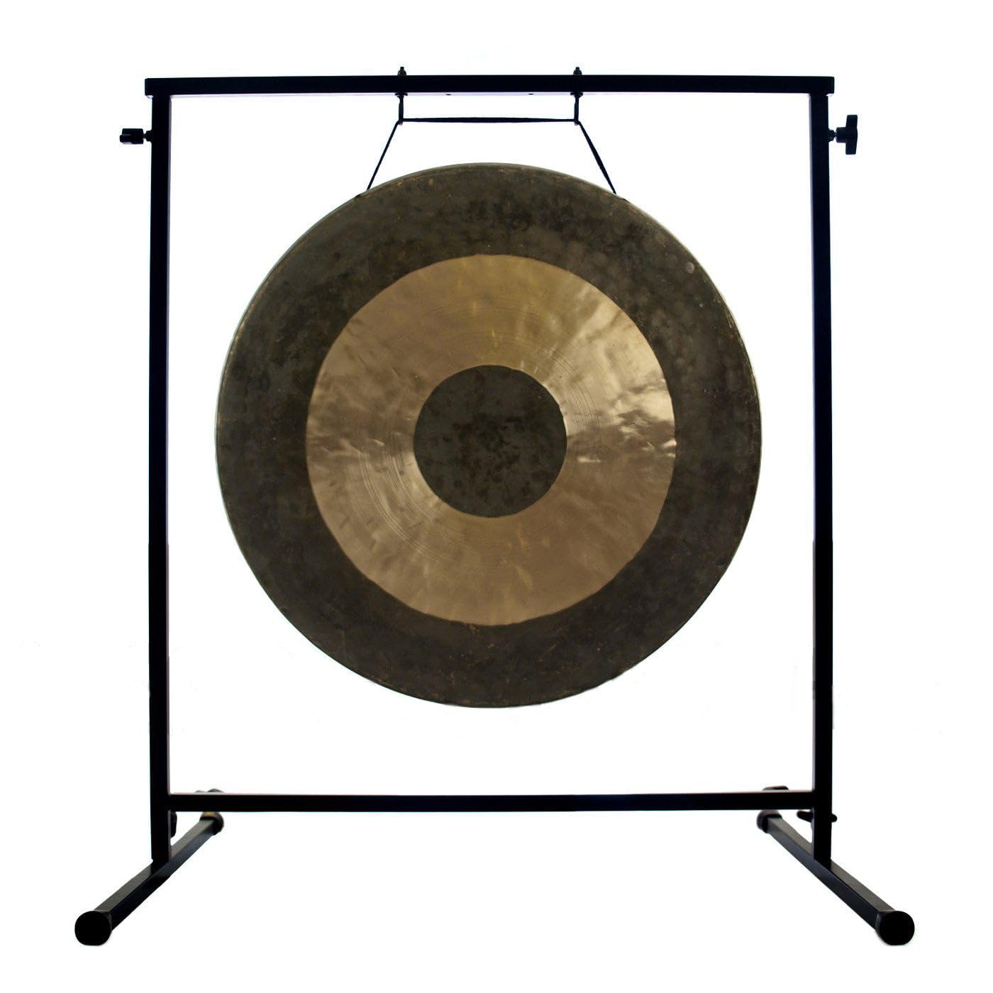 20" to 22" Gongs on Fruity Buddha Stand - Includes Gong, Stand & Mallet/Handmade Bronze Medium Gong/Easy to Assemble Metal Stand/Great for Travel