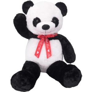 lovous super soft giant stuffed animal panda bear plush toy gifts kids, 5.2ft(62")