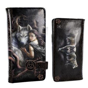 nemesis now b3929k8 soul bond anne stokes embossed purse 19cm black, pu, 18.5cm