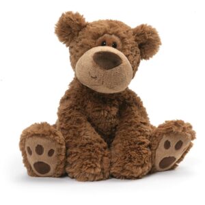 gund grahm teddy bear, premium stuffed animal for ages 1 and up, brown, 12”