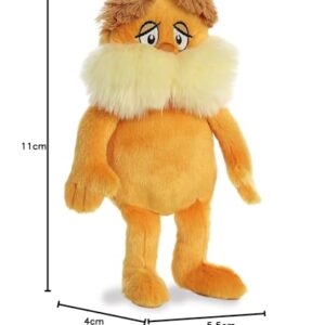 Aurora® Whimsical Dr. Seuss™ The Lorax Stuffed Animal - Magical Storytelling - Officially Licensed - Orange 12 Inches