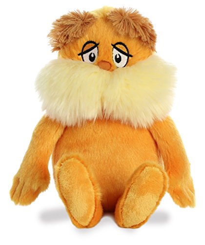 Aurora® Whimsical Dr. Seuss™ The Lorax Stuffed Animal - Magical Storytelling - Officially Licensed - Orange 12 Inches