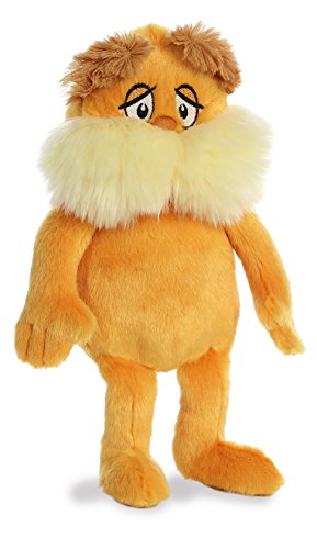 Aurora® Whimsical Dr. Seuss™ The Lorax Stuffed Animal - Magical Storytelling - Officially Licensed - Orange 12 Inches